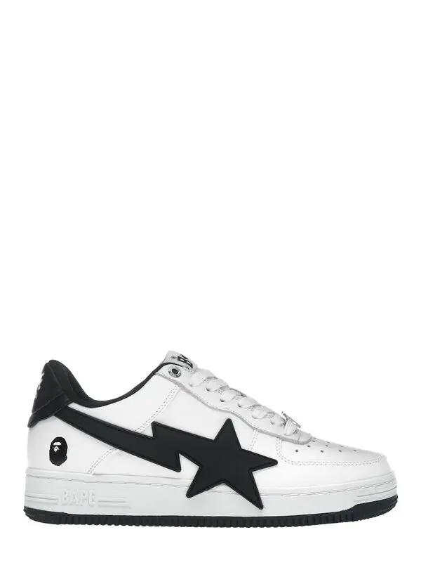 BAPE A Bathing Ape Sta Os #2in - White/black