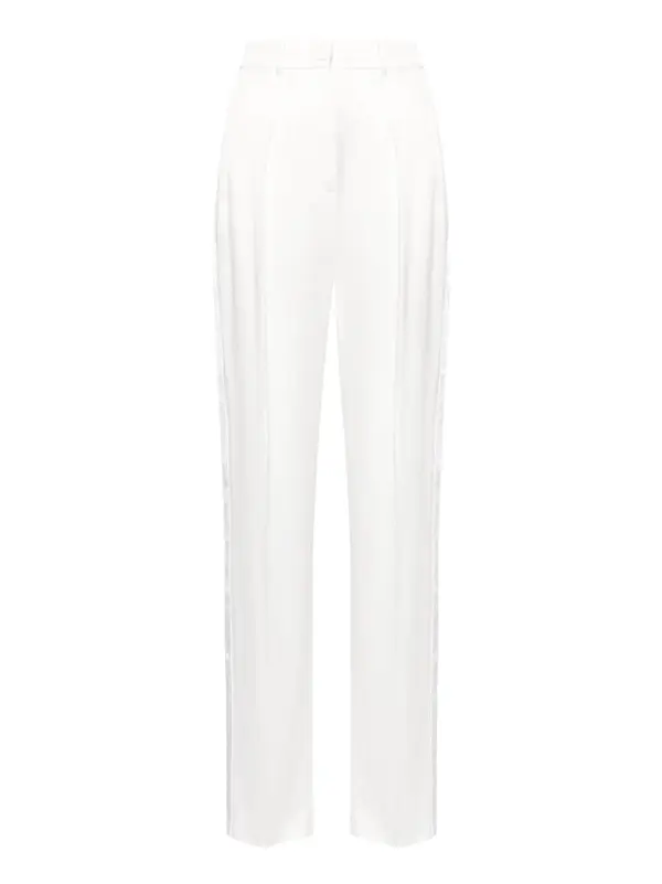 Elisabetta Franchi Tapered Trousers - White