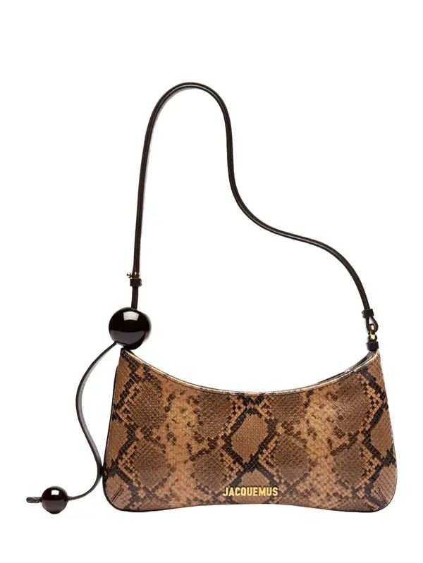 Jacquemus Le Bisou Perle Shoulder Bag - Brown