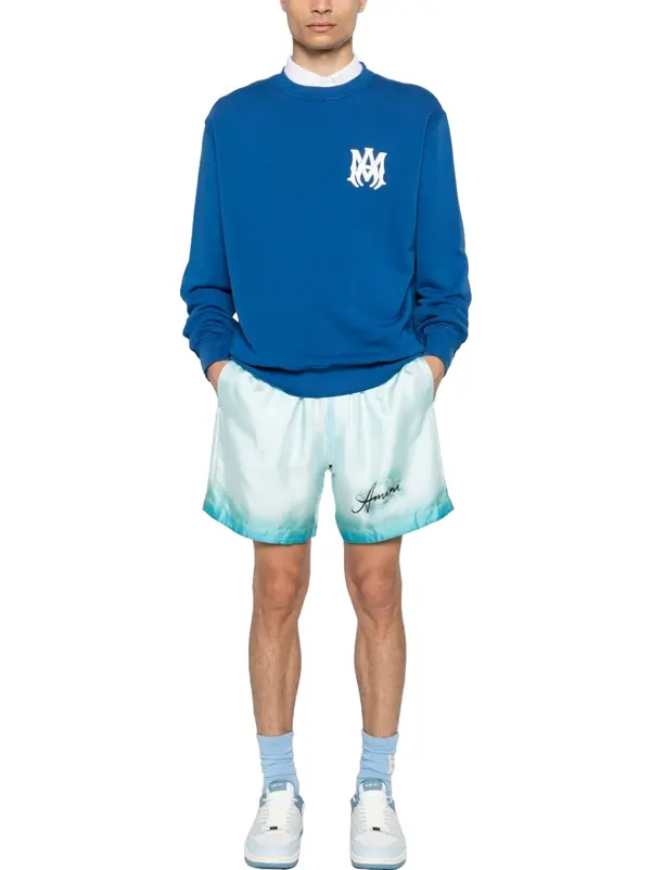Amiri Resort Club Thigh-length Shorts - Blue
