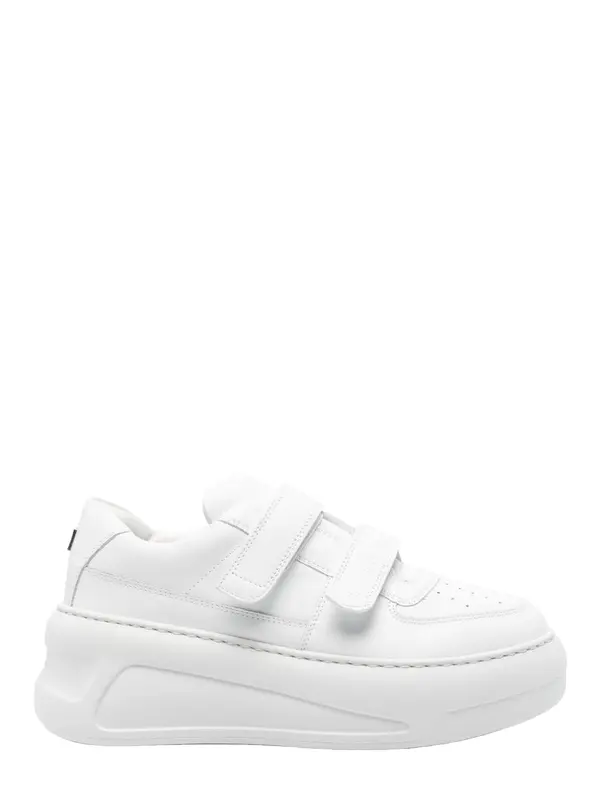 Acne Studios Touch-strap Platform Sneakers - White