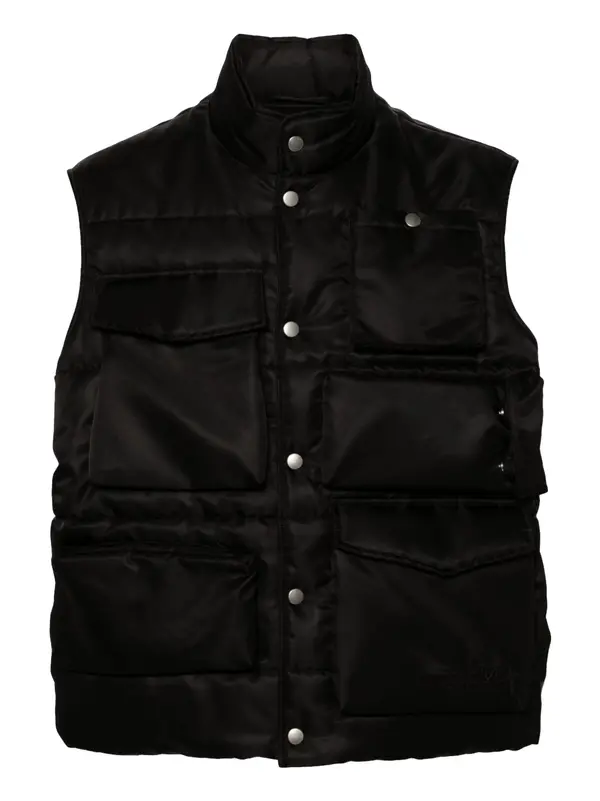 MAISON MARGIELA Quilted Twill Gilet - Black