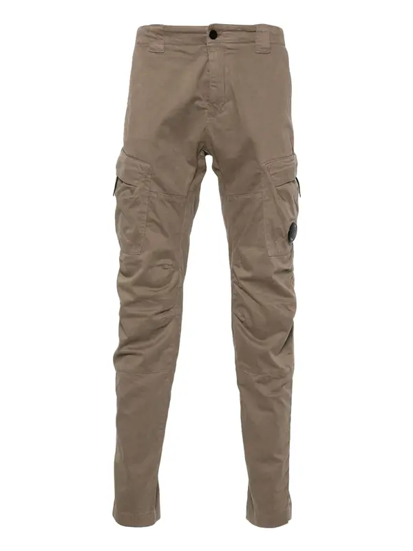 C.P. COMPANY Lens Tapered-leg Cargo Trousers - Neutrals