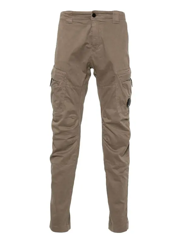 C.P. COMPANY Lens Tapered-leg Cargo Trousers - Neutrals
