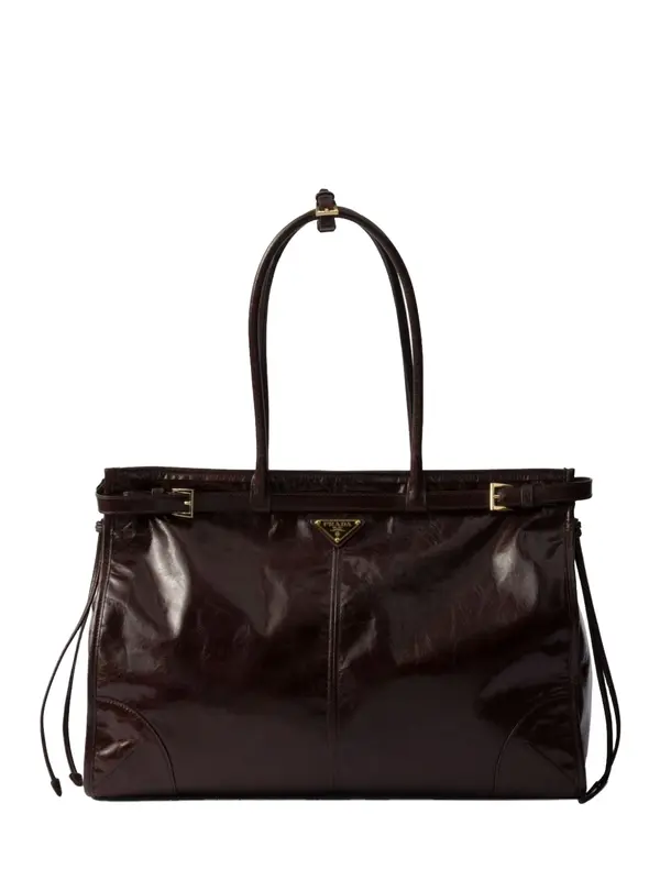 Prada Bonnie Tote Bag - Brown