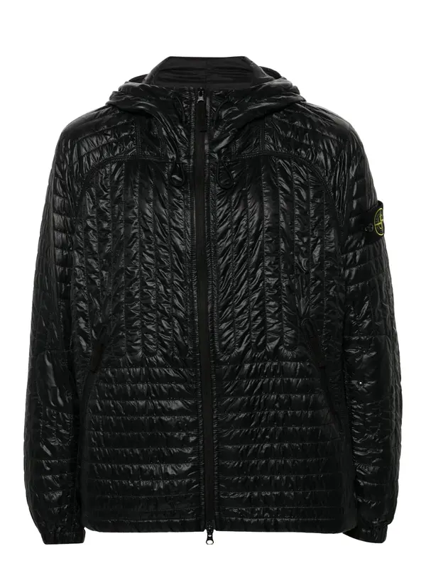 Stone Island Compass Badge Padded Jacket - Black