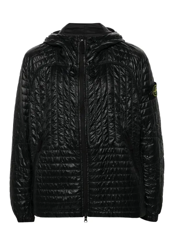 Stone Island Compass Badge Padded Jacket - Black