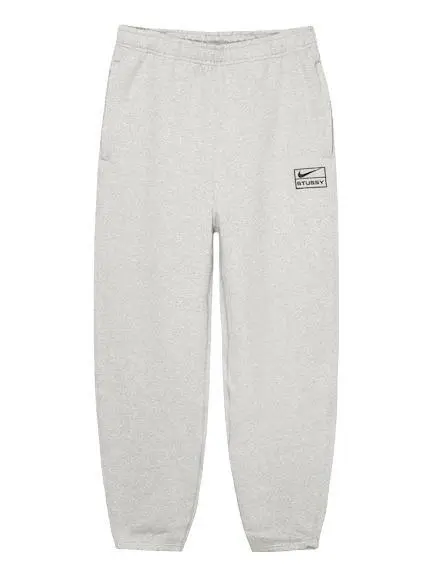 StÜssy X Nike Fleece Pant - Grey Heather