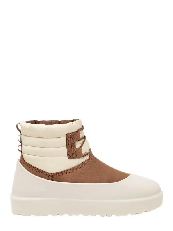 UGG Classic Mini Lace-up Weather Boots - Chestnut/whitecap Grey