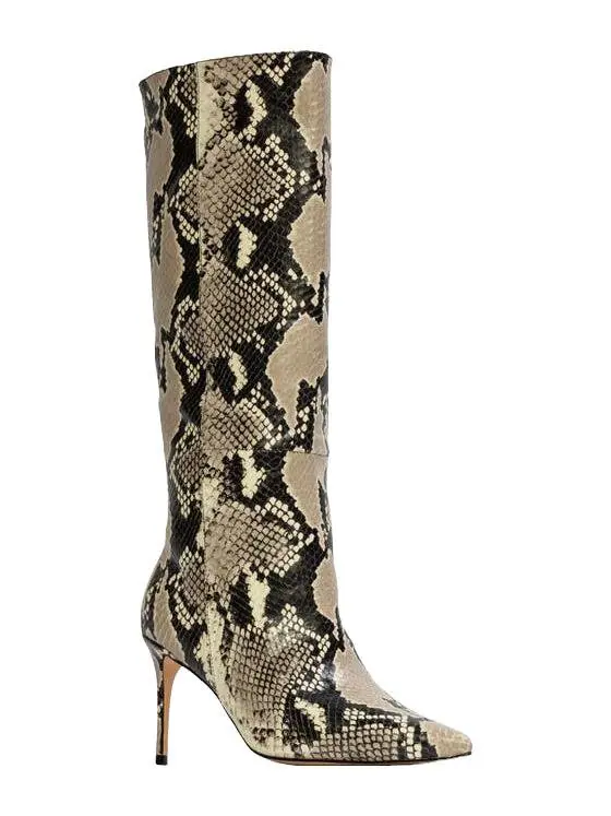BLACK SUEDE STUDIO Friday 80 Knee High Boots - Peyote Snake
