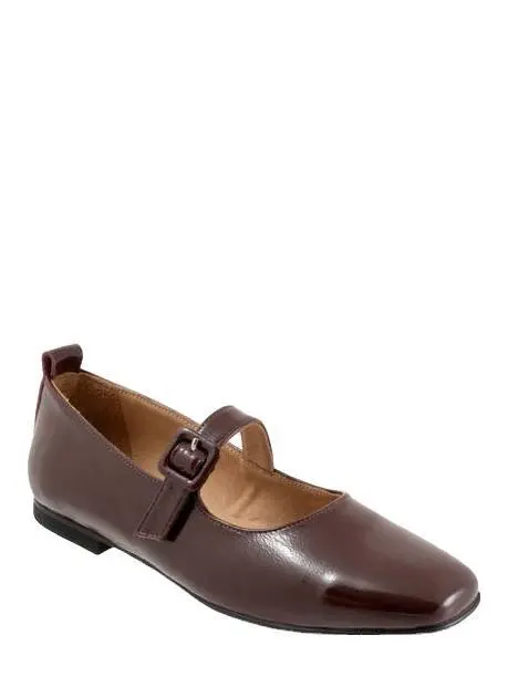 BUENO Eliana Mary Jane Flat - Bordeaux Patent