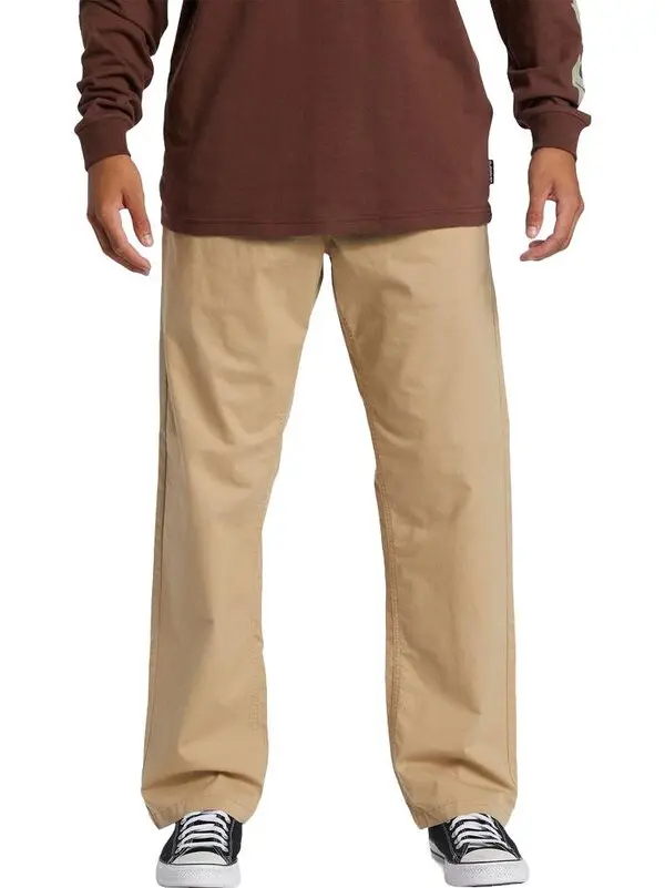 Quiksilver Organic Cotton Twill Pants - Khaki