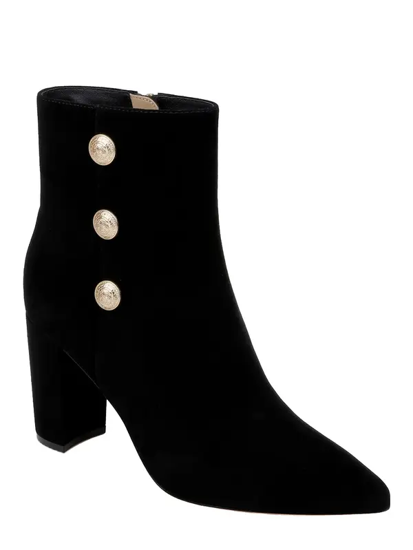 L'Agence Theodora Ii Pointed Toe Bootie - Black Black