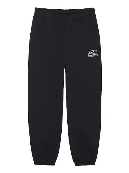 StÜssy X Nike Stone Washed Fleece Pant - Black