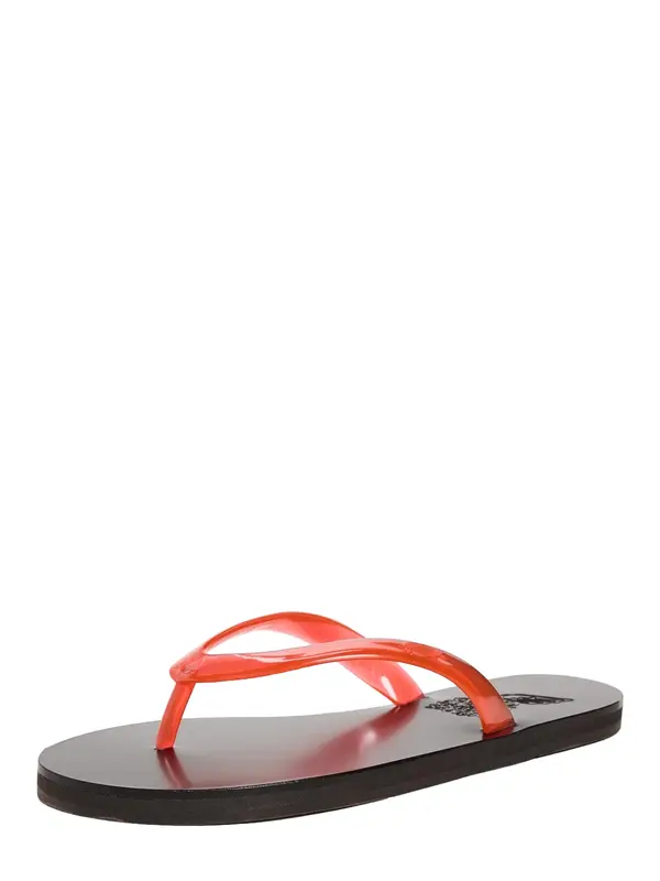 ANCIENT GREEK SANDALS Saionara Jelly Flip Flops - Clear Red
