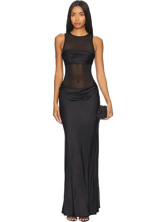 Nbd Fiza Maxi Dress - Black