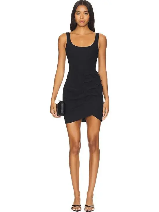 Amanda Uprichard Fiorella Mini Dress - Black