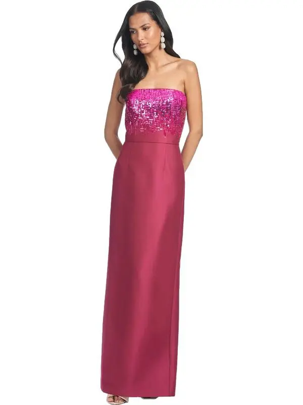 Sachin & Babi Phaedra Rhodolite Gown - Pink