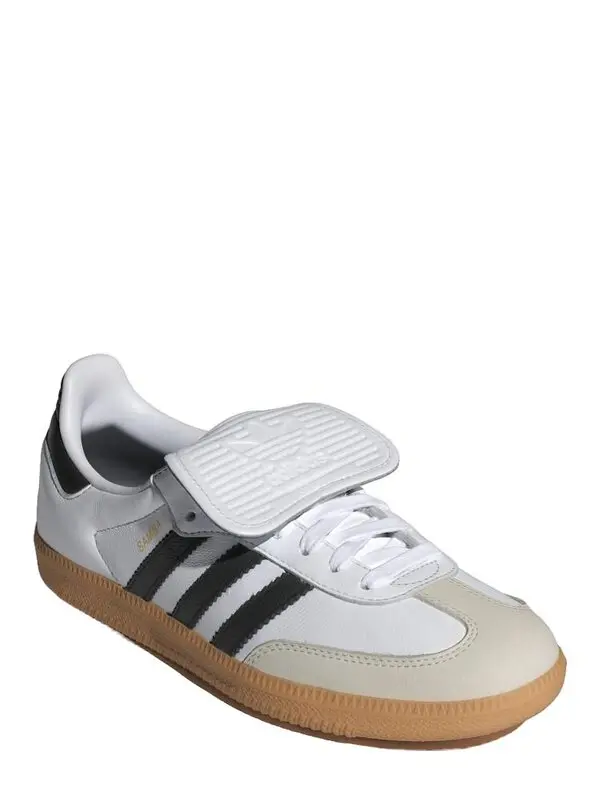 Adidas Samba Lt Lace Up Sneakers - Cloud White / Core Black / Gold Metallic