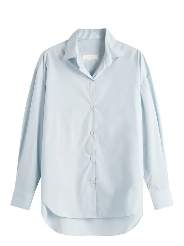 Faithfull The Brand Vieste Oversized Shirt - Sky Blue