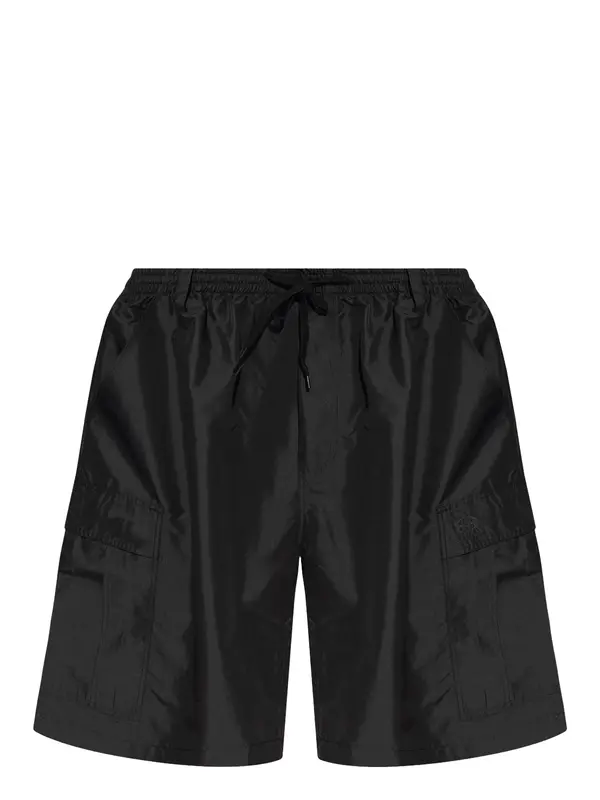 Balenciaga Pocket Detailed Deck Shorts - Black