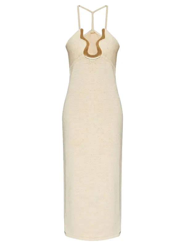 Cult Gaia Valma Evening Dress - Neutrals