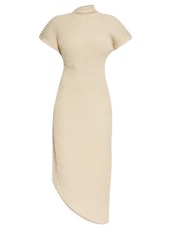Cult Gaia Chrysta Knit Dress - Neutrals