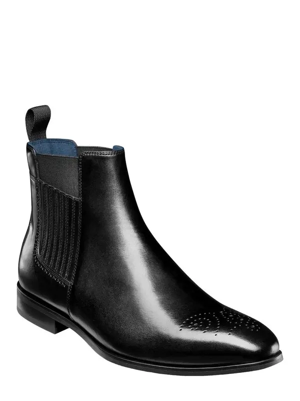 STACY ADAMS Bradley Chelsea Boot - Black