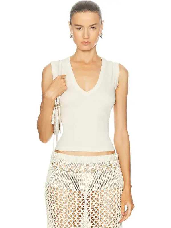 FLORE FLORE Dewi Tank Top - Off White