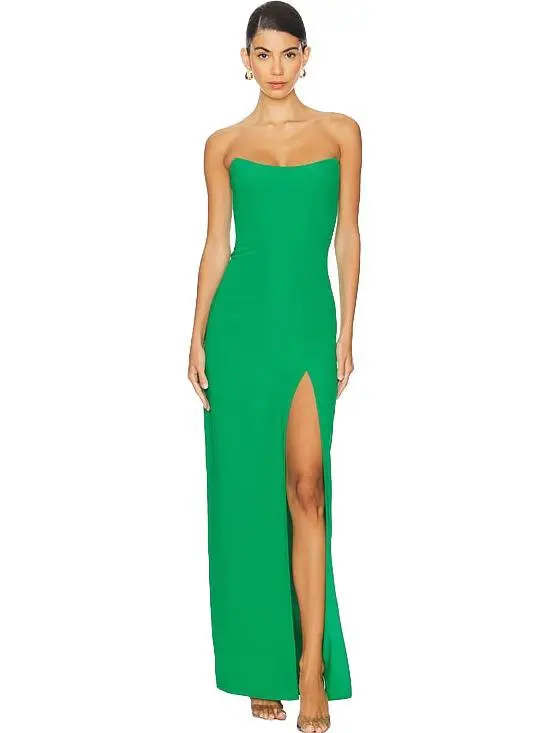 Amanda Uprichard X Chamberlain Maxi Dress - Jungle