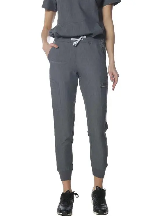MEMBERS ONLY Valencia Jogger Scrub Pants - Graphite