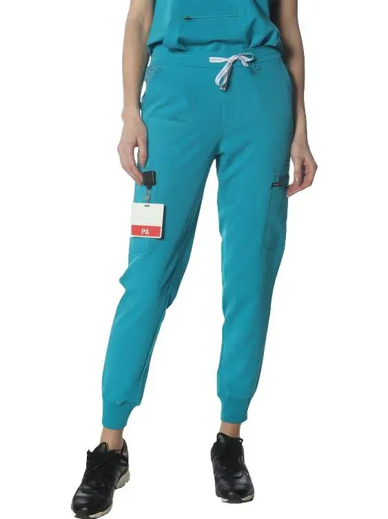 MEMBERS ONLY Valencia Jogger Scrub Pants - Teal
