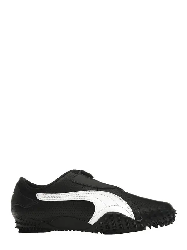 PUMA Mostro Perforated Leather Sneakers - Black/white
