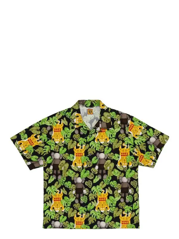 HUMAN MADE X Kaws Made Aloha Shirt - Black