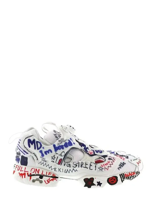 REEBOK Instapump Fury Vetements Doodle Sneakers - White