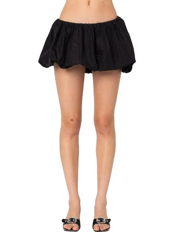 EDIKTED Jora Low Rise Mini Skirt - Black