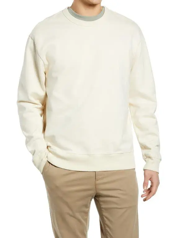 Ag Arc Crewneck Sweatshirt - White Cream