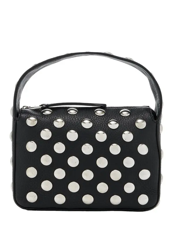 Khaite Small Elena Studded Leather Bag - Black