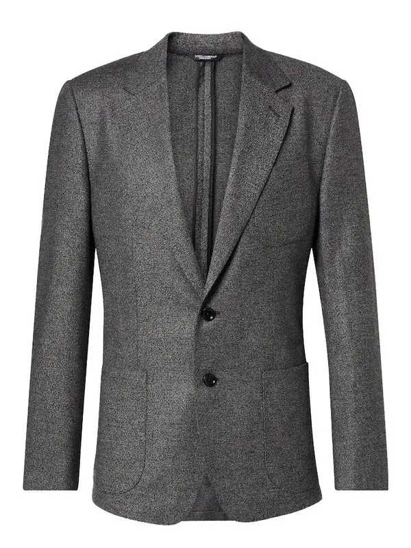 Dolce & Gabbana Wool-blend Suit Jacket - Grey