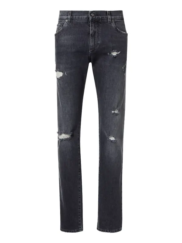Dolce & Gabbana Mid-rise Skinny Jeans - Blue