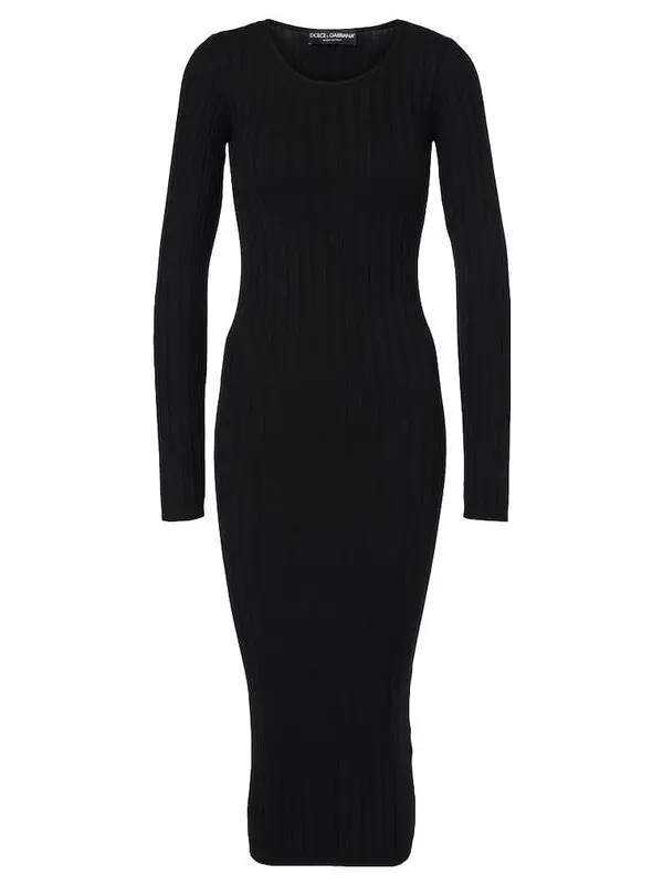 Dolce & Gabbana Midi Dress - Black