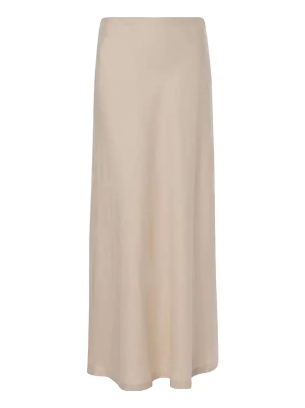 Faithfull The Brand Antibes Low-rise Maxi Skirt - Beige