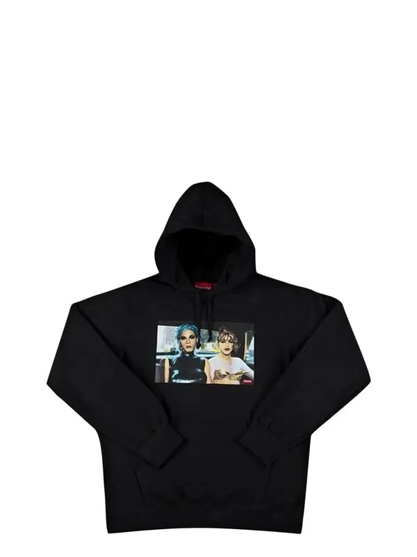 Supreme Nan Goldin Misty And Jimmy Paulette Hooded Sweatshirt - Black