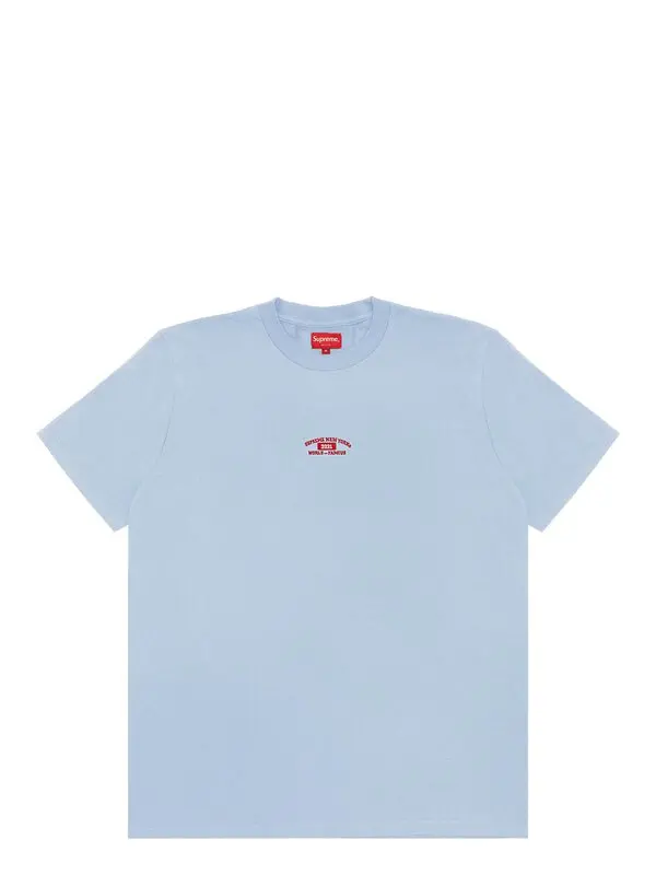 Supreme World Famous Short-sleeve Top 'light Slate - Blue