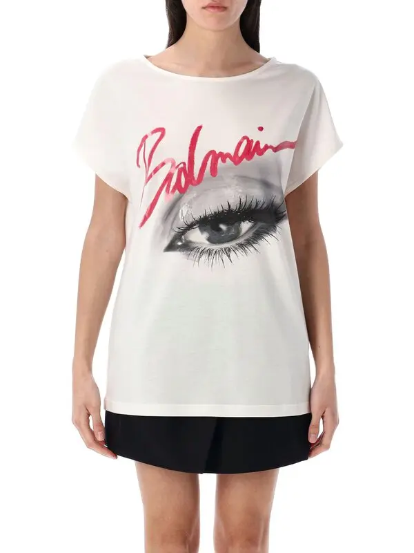 Balmain T Shirts And Polos - White