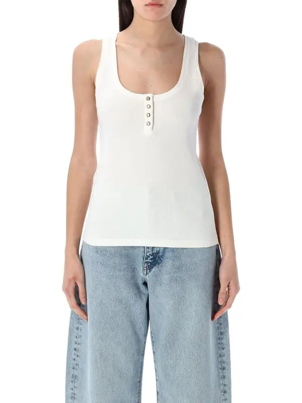 ANINE BING Alessia Tank Top - White