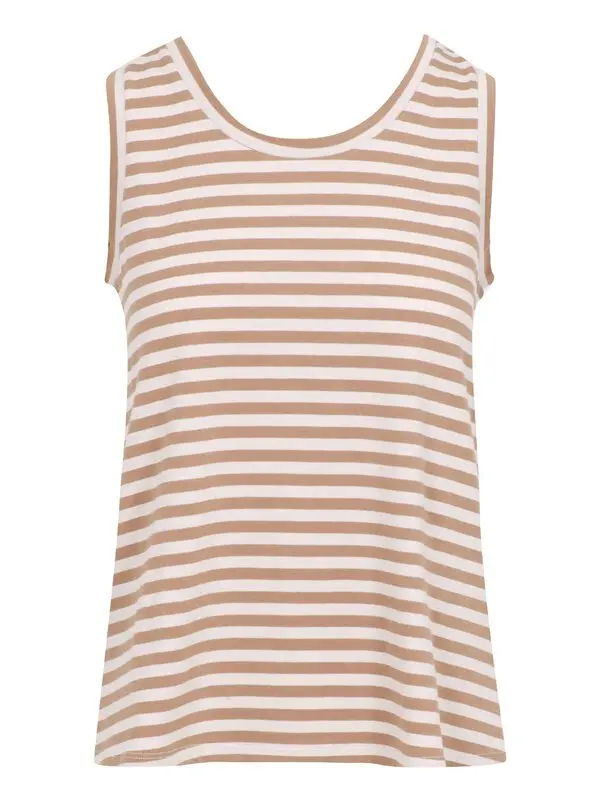 Max Mara T-shirt - Panna+cammello