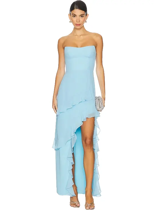 Amanda Uprichard Magnolia Dress - Baby Blue