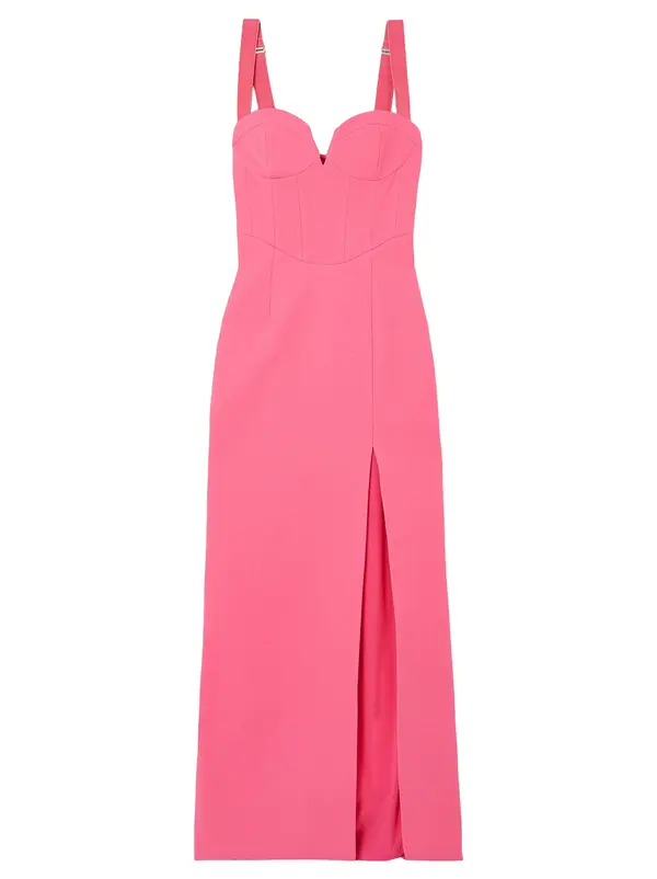 Rebecca Vallance Marie Crepe Maxi Dress - Pink