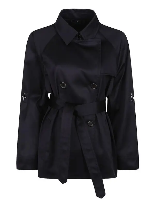 FAY City Short Trench Coat - Blue